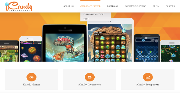 iCandy completes acquisition of obile game company Inzen